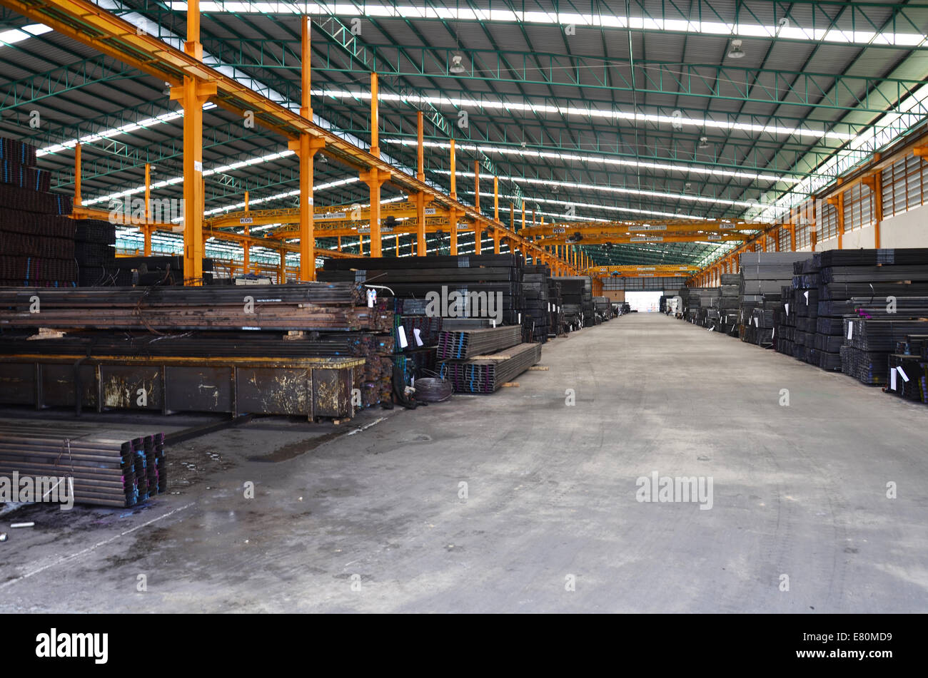 Storage Warehouse Steel Stock Photo - Alamy