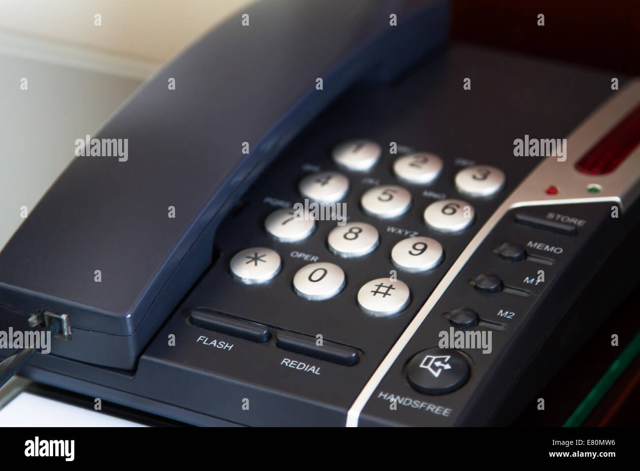 Telephone for customer service in hotel room Stock Photo - Alamy