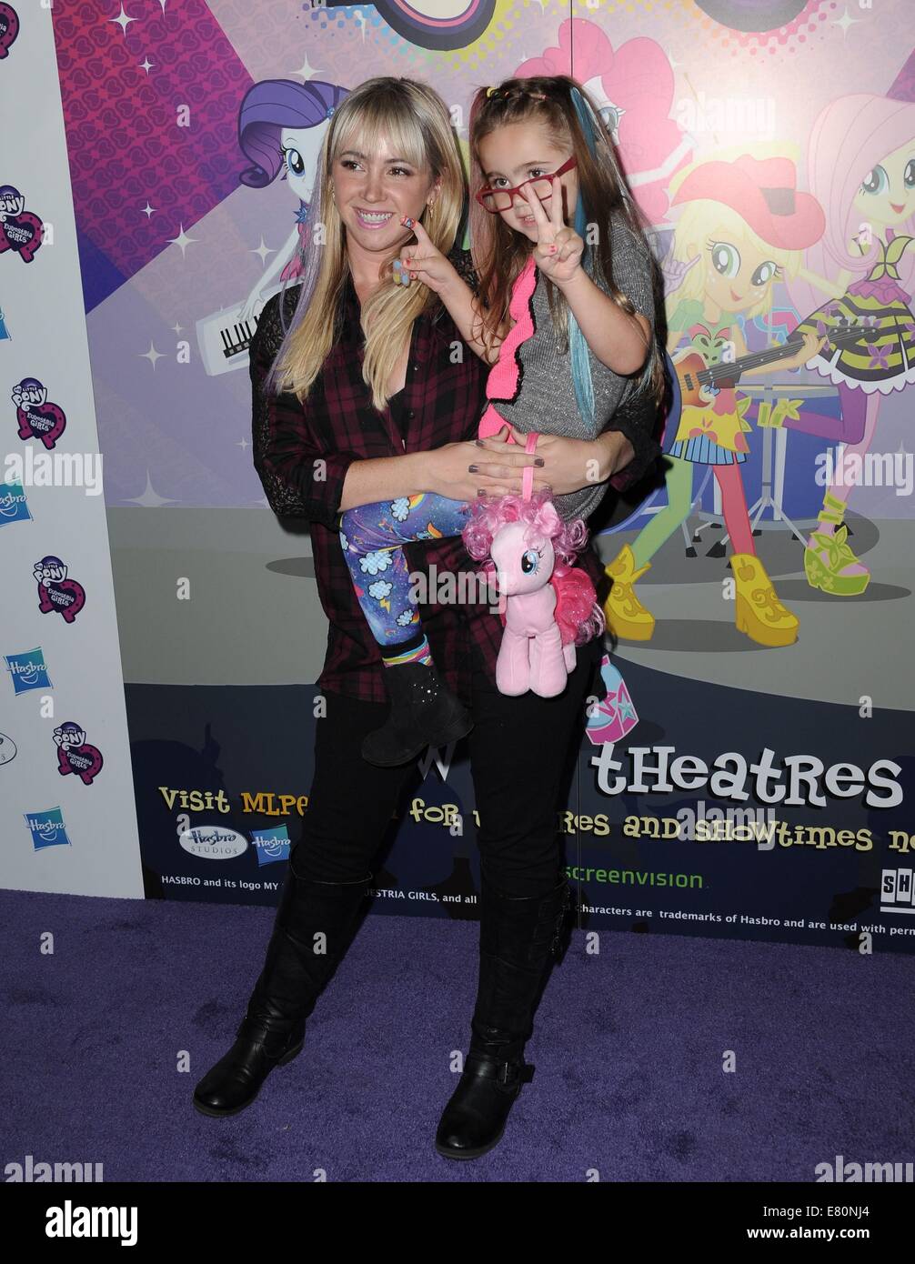 Los Angeles, CA, USA. 27th Sep, 2014. Jennifer Tisdale, Mckayla Tisdale ...