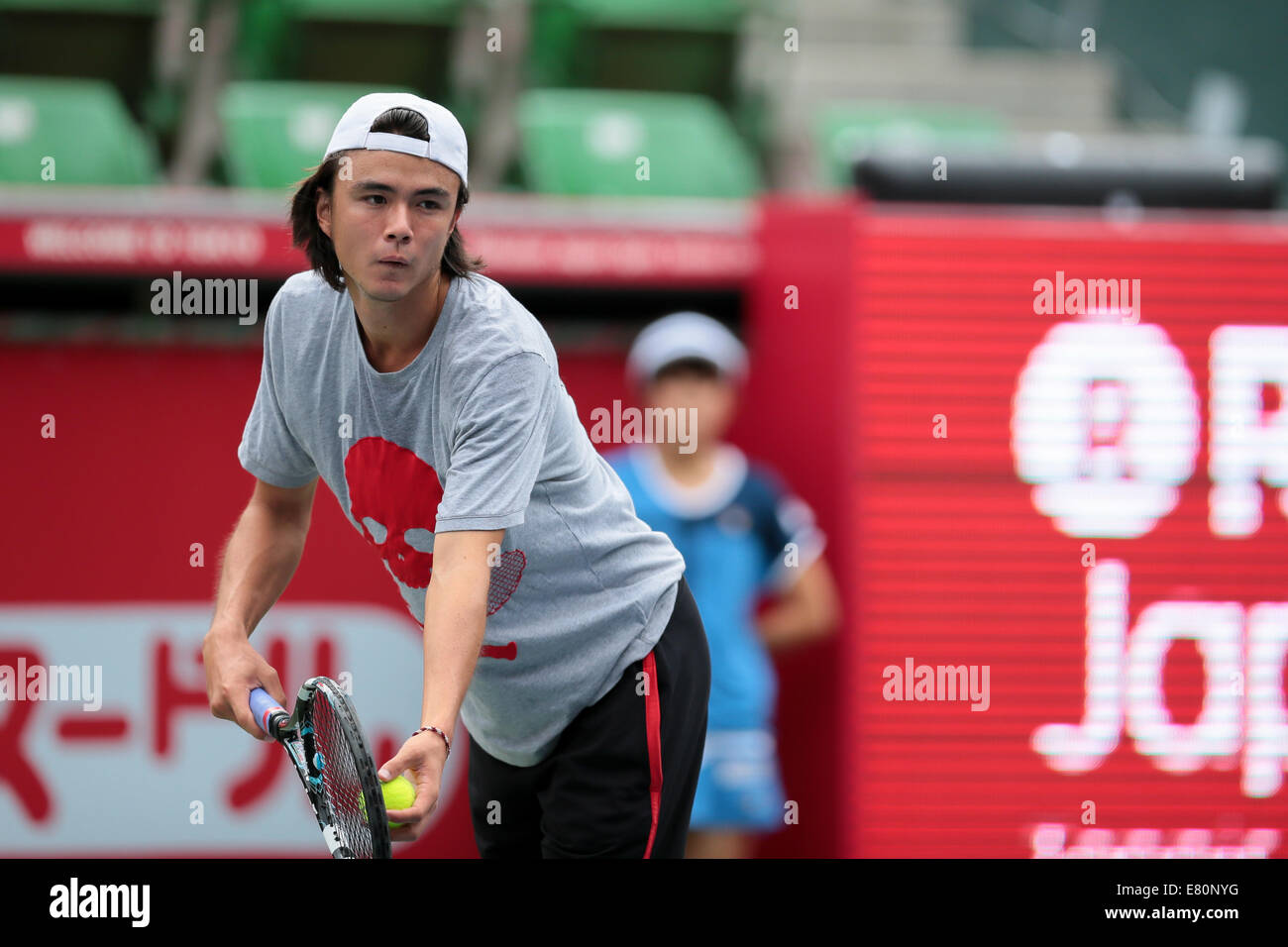 Ariake Coliseum, Tokyo, Japan. 27th Sep, 2014. Taro Daniel (JPN ...