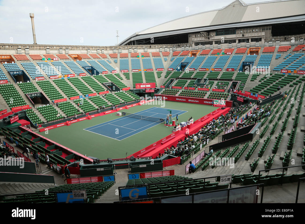Ariake Coliseum, Tokyo, Japan. 27th Sep, 2014. General view, SEPTEMBER ...