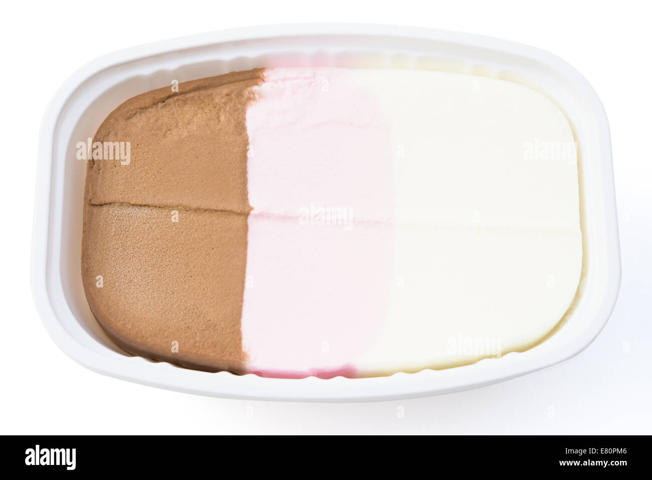 multi-color ice cream on a white background Stock Photo - Alamy