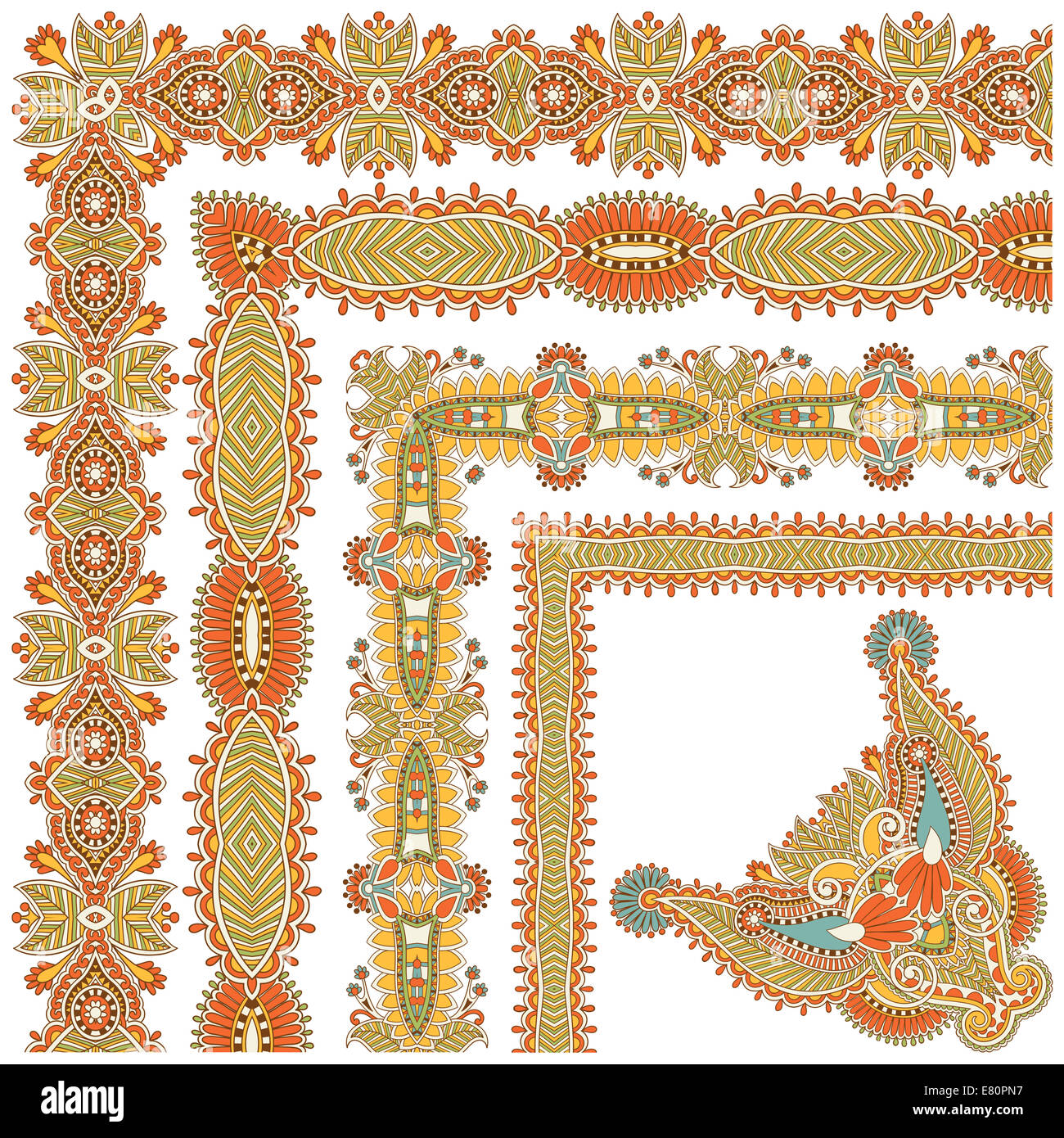 floral vintage frame design Stock Photo - Alamy