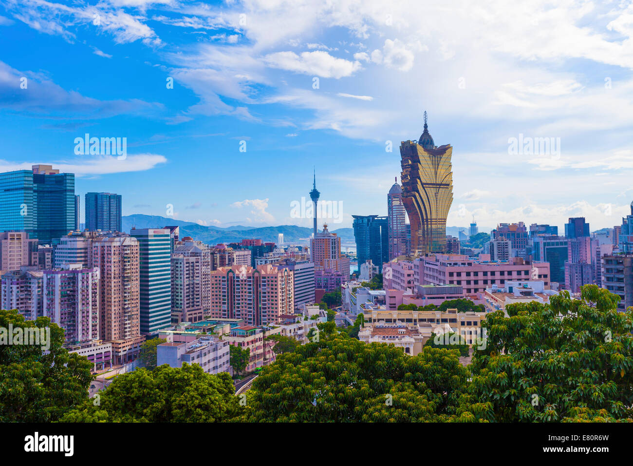 Macau skyline hi-res stock photography and images - Alamy