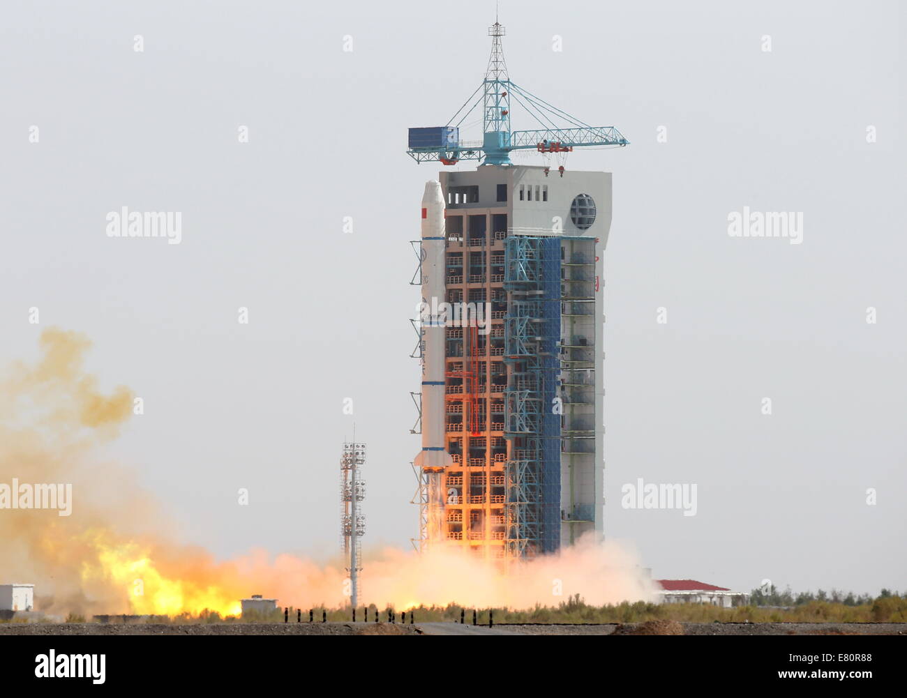 Jiuquan, China's Gansu Province. 28th Sep, 2014. A Long March-2C ...