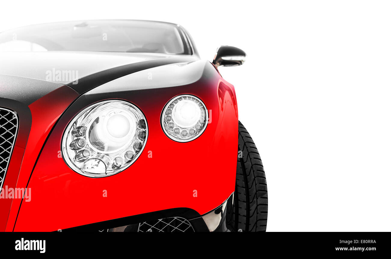 Sports car white background hi-res stock photography and images - Alamy