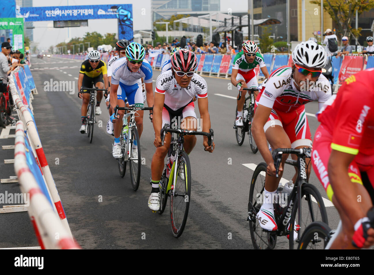 Incheon, South Korea. 28th Sep, 2014. Takashi Miyazawa (JPN) Cycling ...