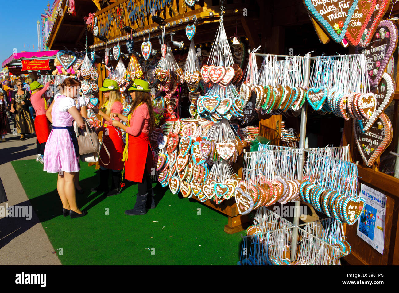 Beer tents at the munich oktoberfest hi-res stock photography and ...