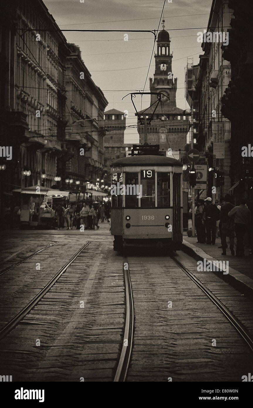 Streets of Milan Stock Photo - Alamy