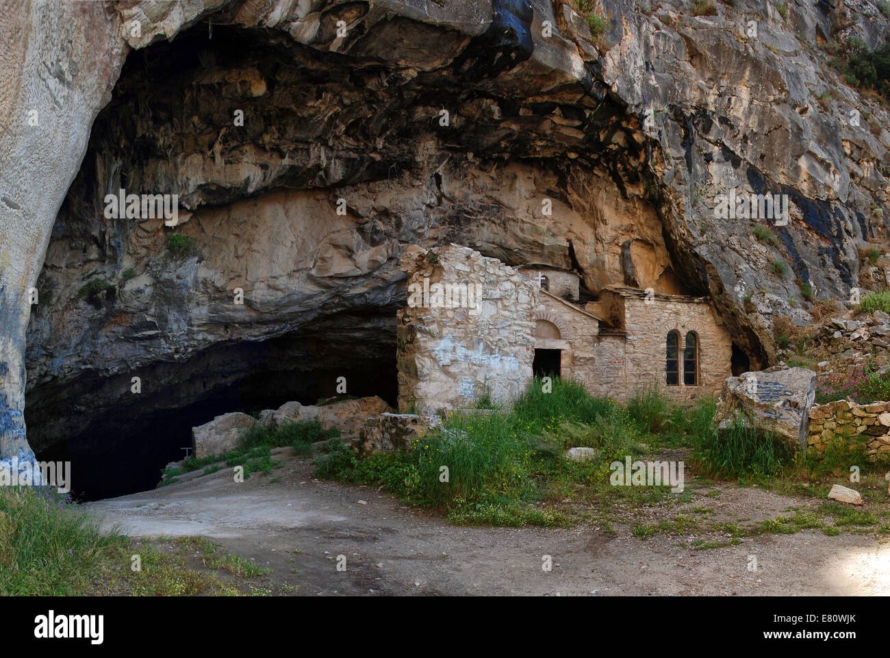 Daveli Cave Penteli Stock Photo - Alamy