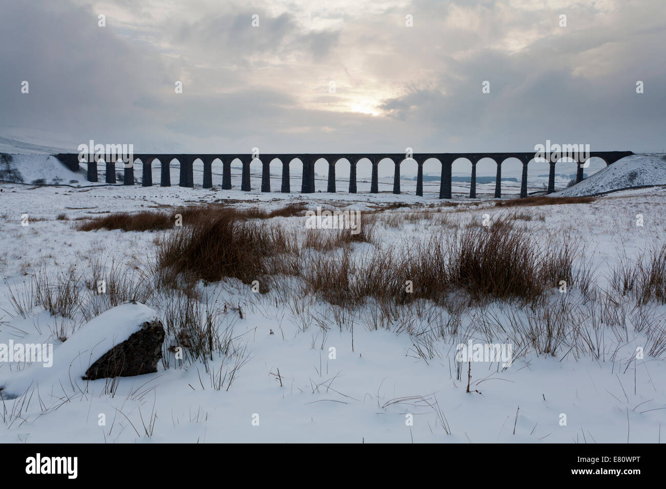 Ribblehead Viaduct in the winter Stock Photo - Alamy
