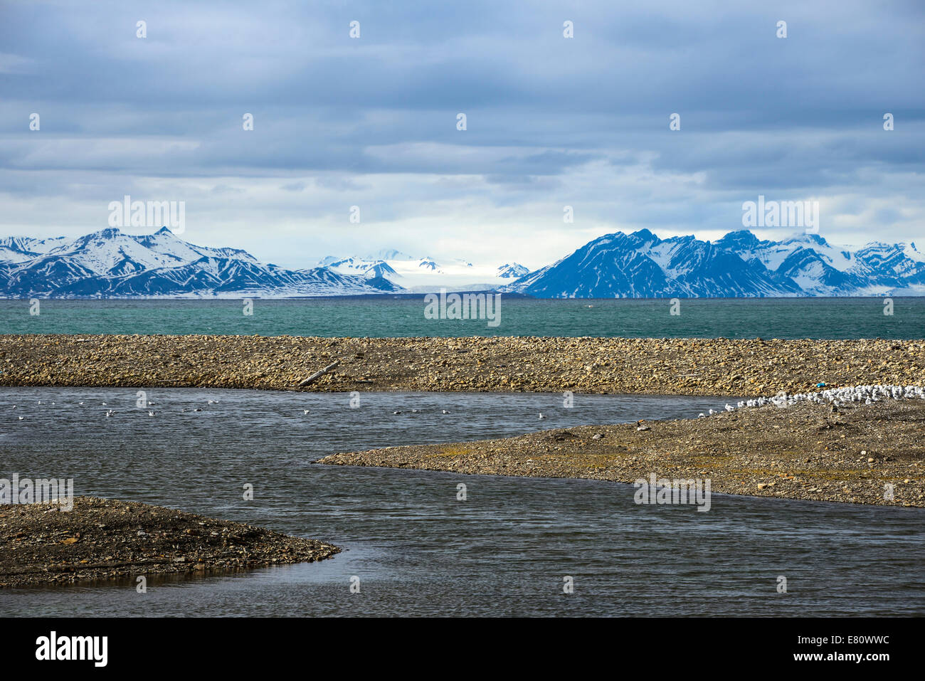 Isfjorden, Spitsbergen, Svalbard Stock Photo - Alamy