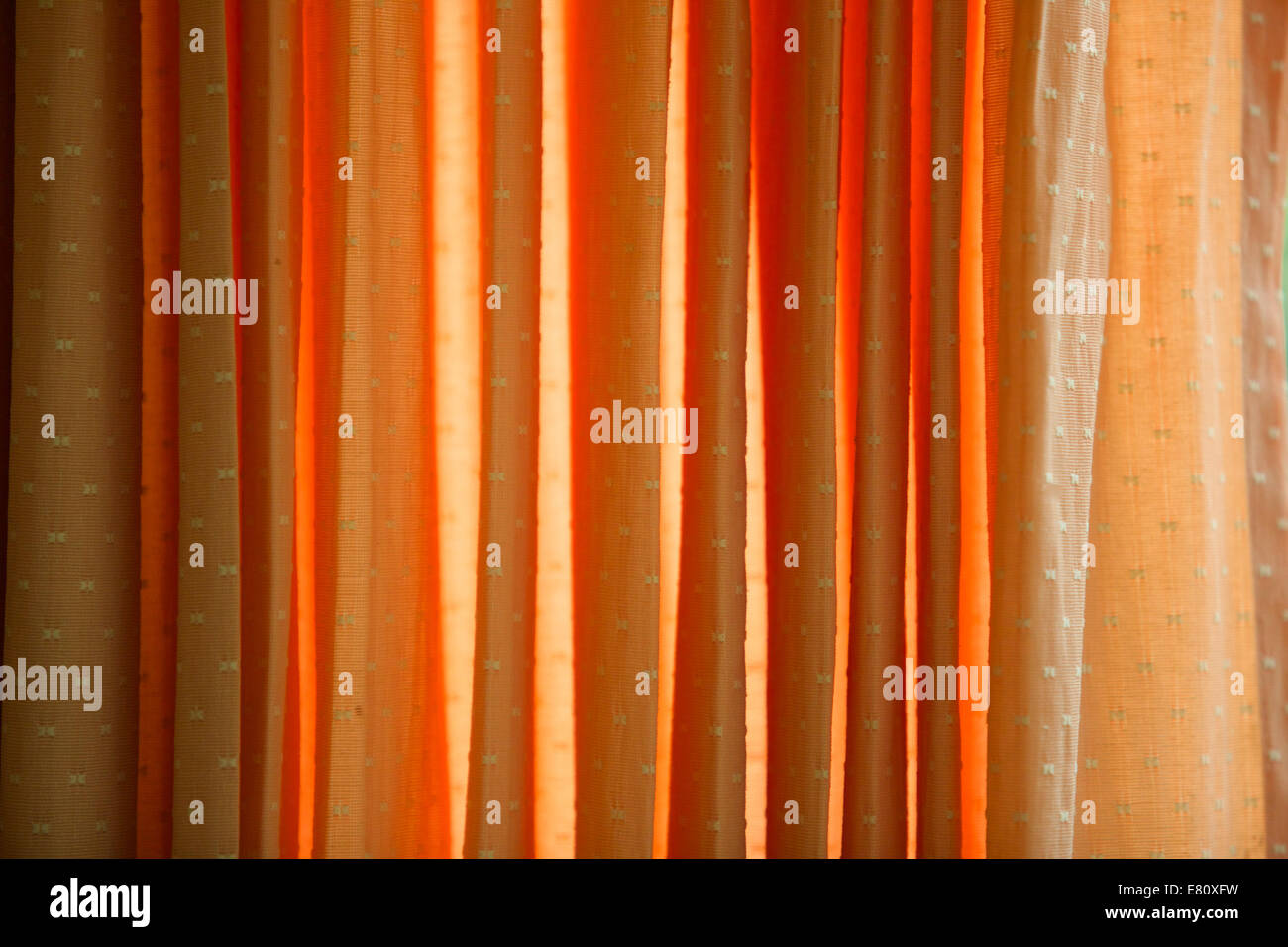 Orange curtain hi-res stock photography and images - Alamy