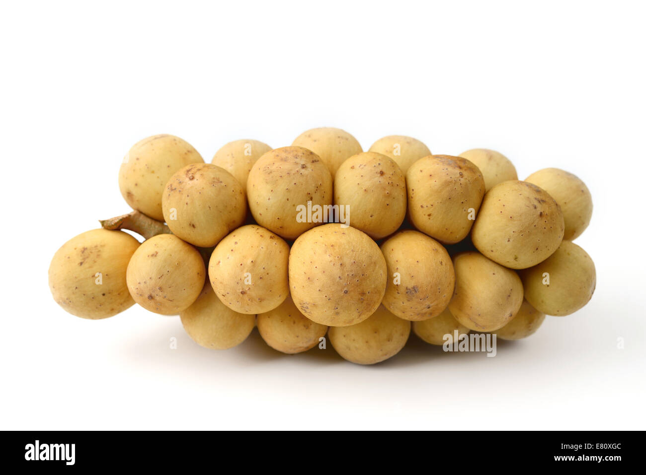 Langsat fruit isolated on white Stock Photo - Alamy