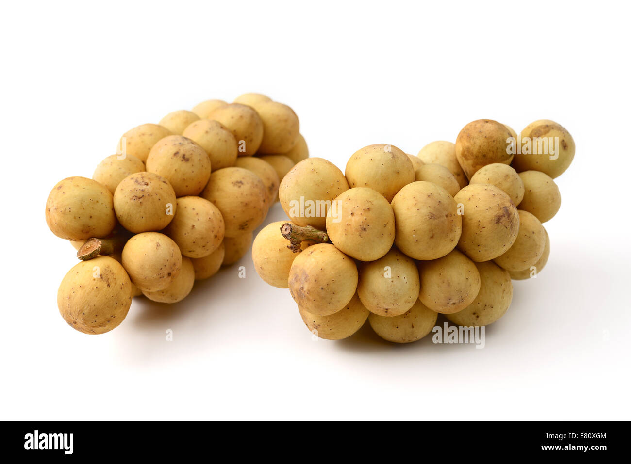 Langsat fruit isolated on white Stock Photo - Alamy