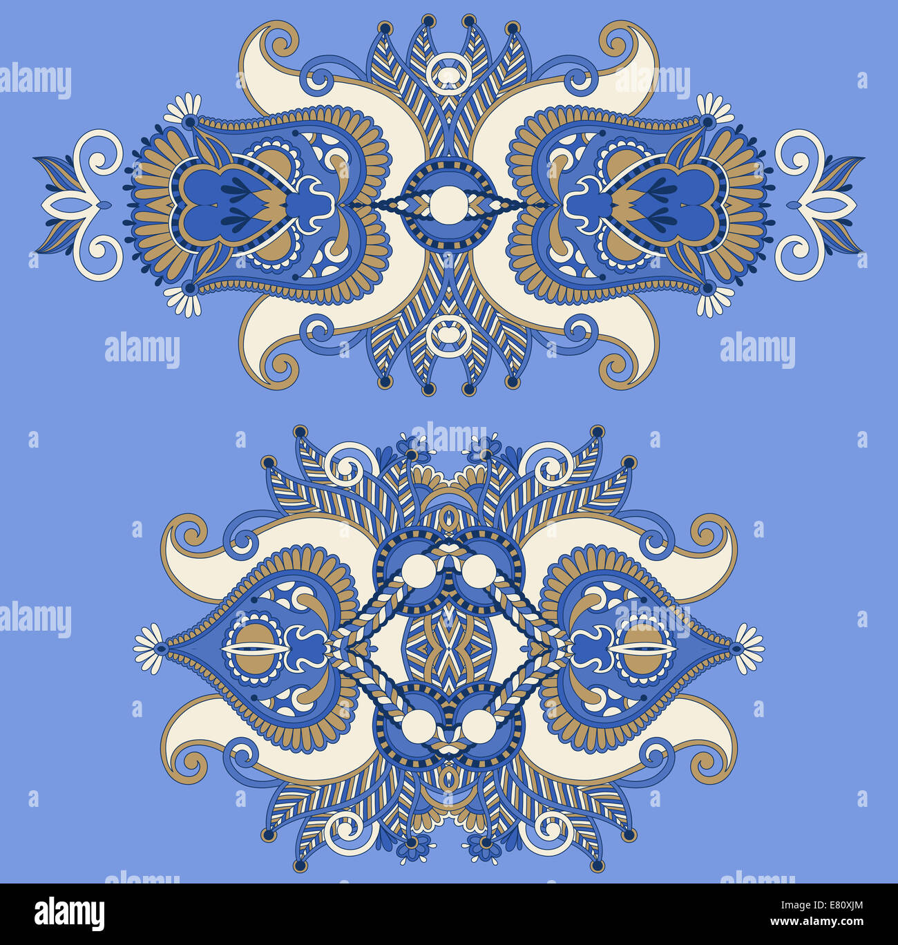 ornamental floral adornment for your design Stock Photo - Alamy