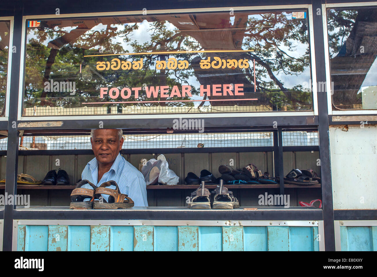 Footwear depot in Sri Lanka Stock Photo - Alamy