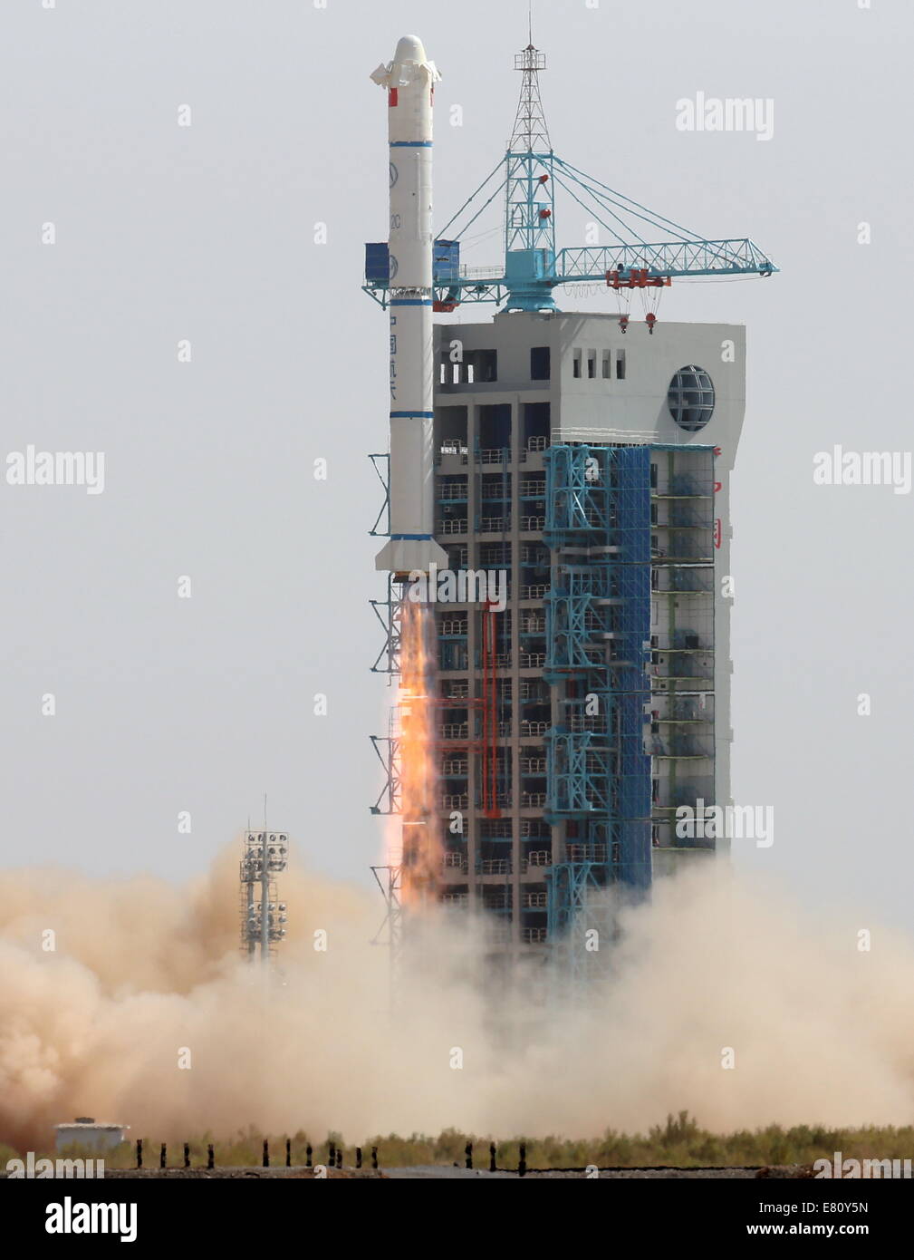 Jiuquan, China's Gansu Province. 28th Sep, 2014. A Long March-2C ...