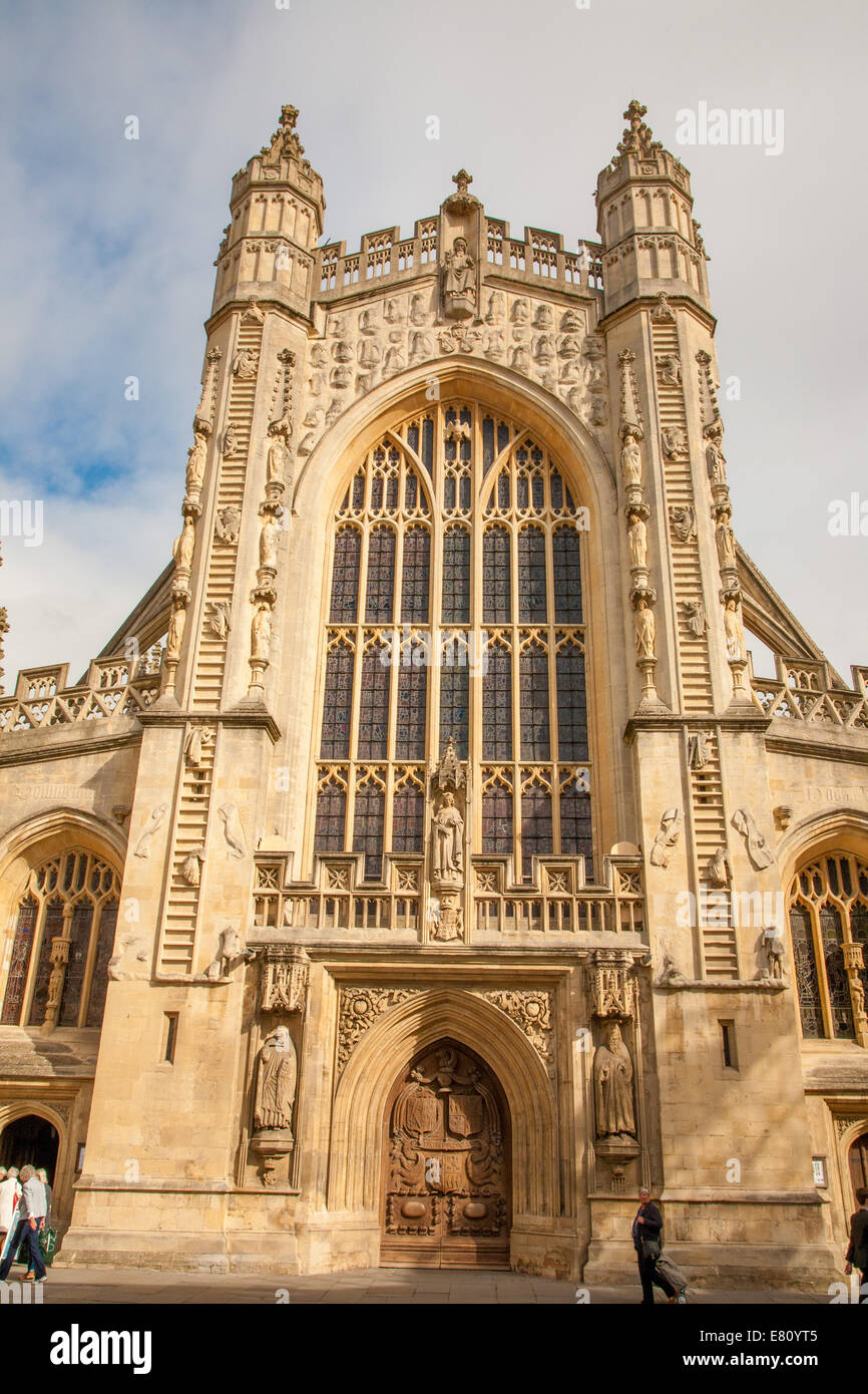 Bath Abbey and Churches Stock Photo - Alamy