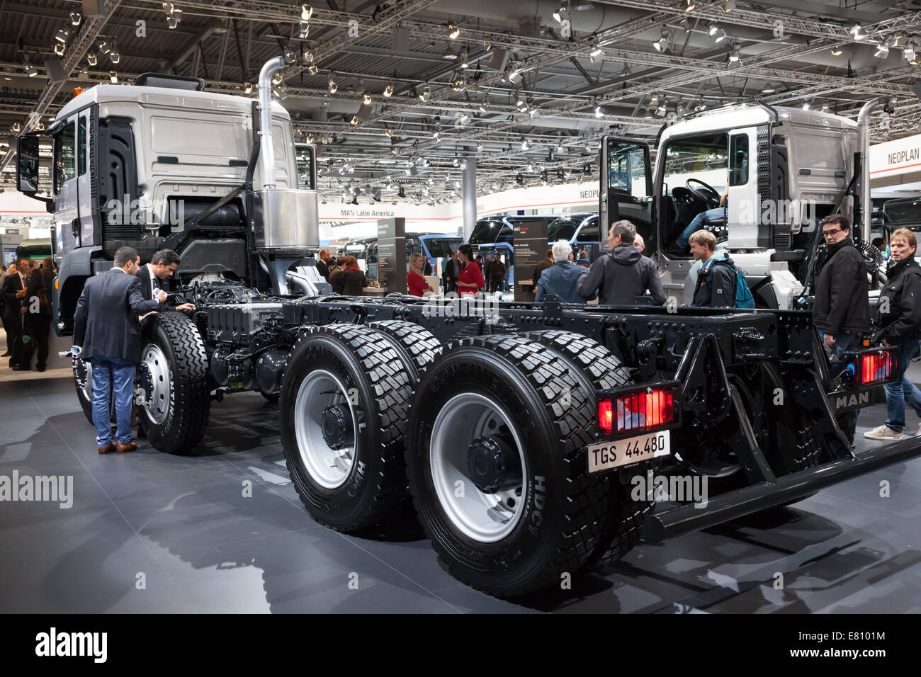 MAN truck TGS 44.480 chassis at the 65th IAA Commercial Vehicles 2014 ...