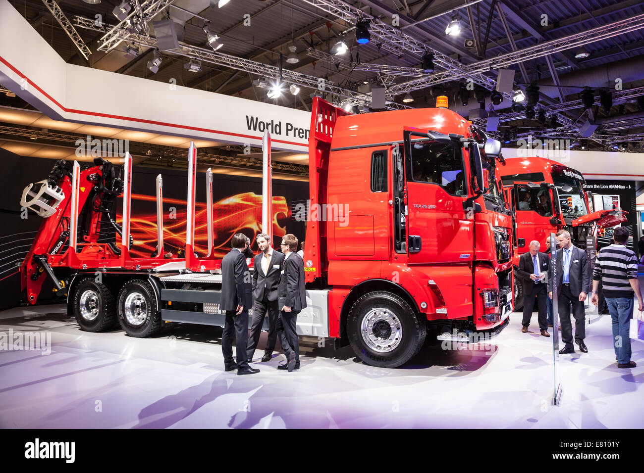 MAN logging truck TGX 26.560 at the 65th IAA Commercial Vehicles 2014 ...