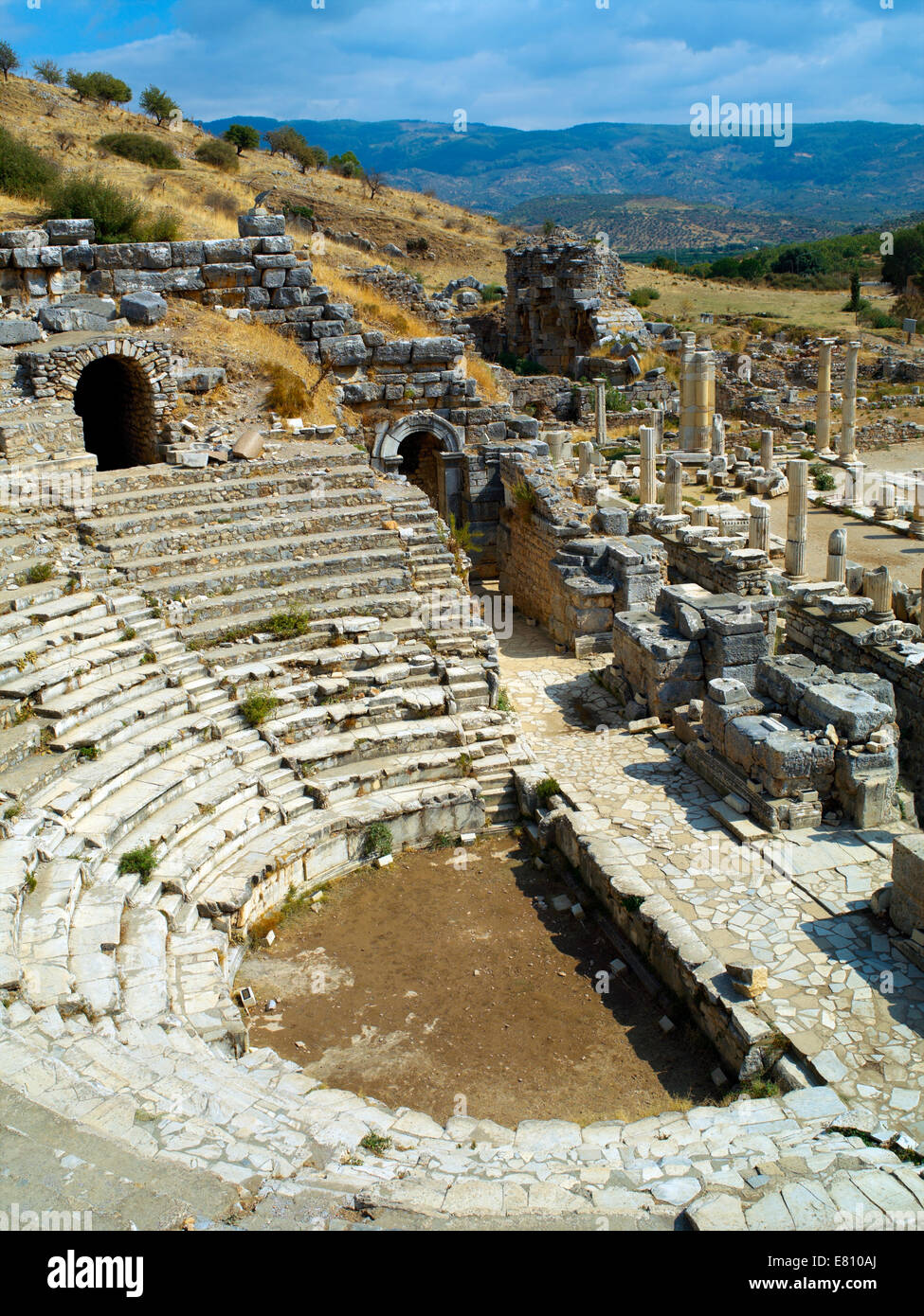 The Basilica and Odeion at Ephesus Stock Photo - Alamy