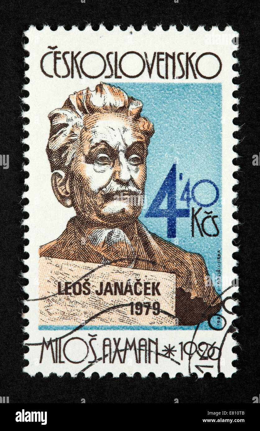 Czechoslovakian postage stamp Stock Photo - Alamy