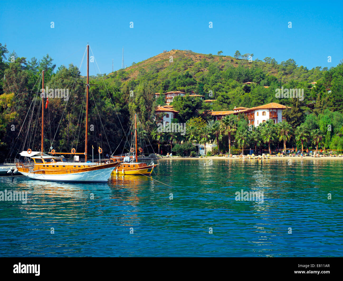 Sovalye in Fethiye Bay Stock Photo - Alamy
