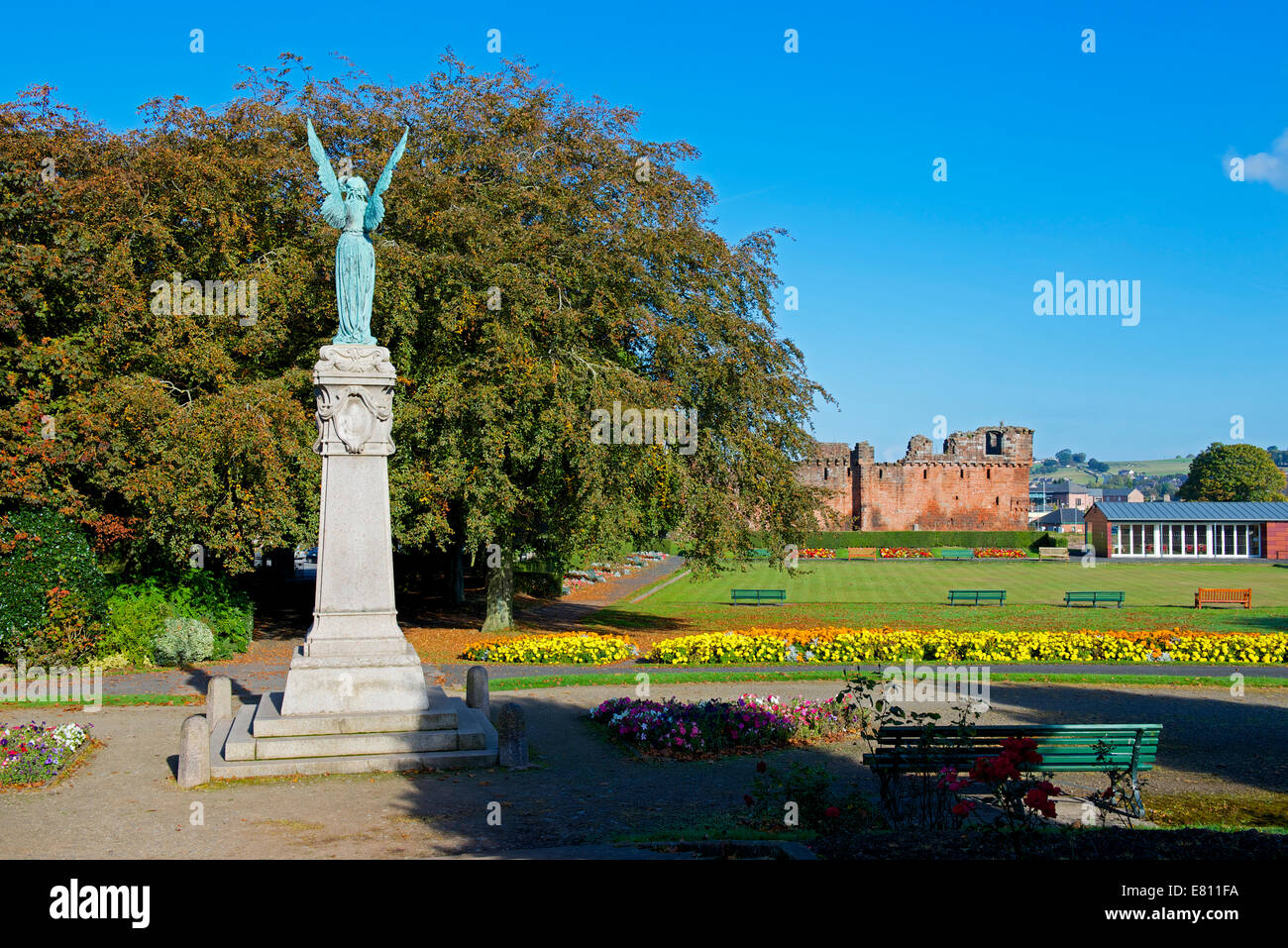 Castle Park, Penrith, Cumbria, England UK Stock Photo - Alamy