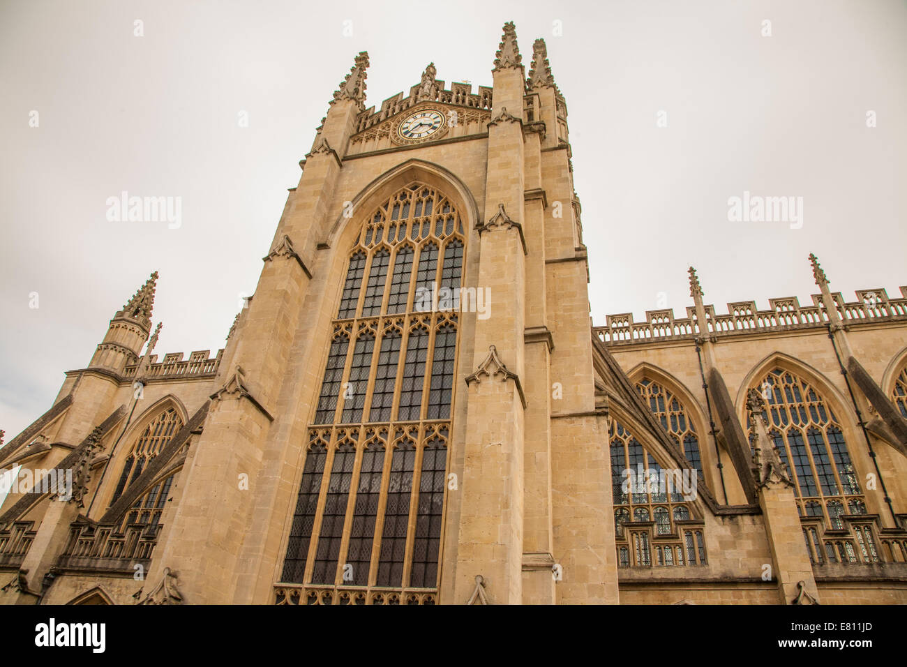 Bath Abbey and Churches Stock Photo - Alamy