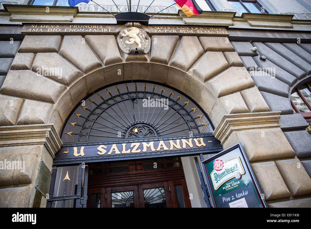 famous tavern, pub U Salzmannu, from where the fame of the famous ...