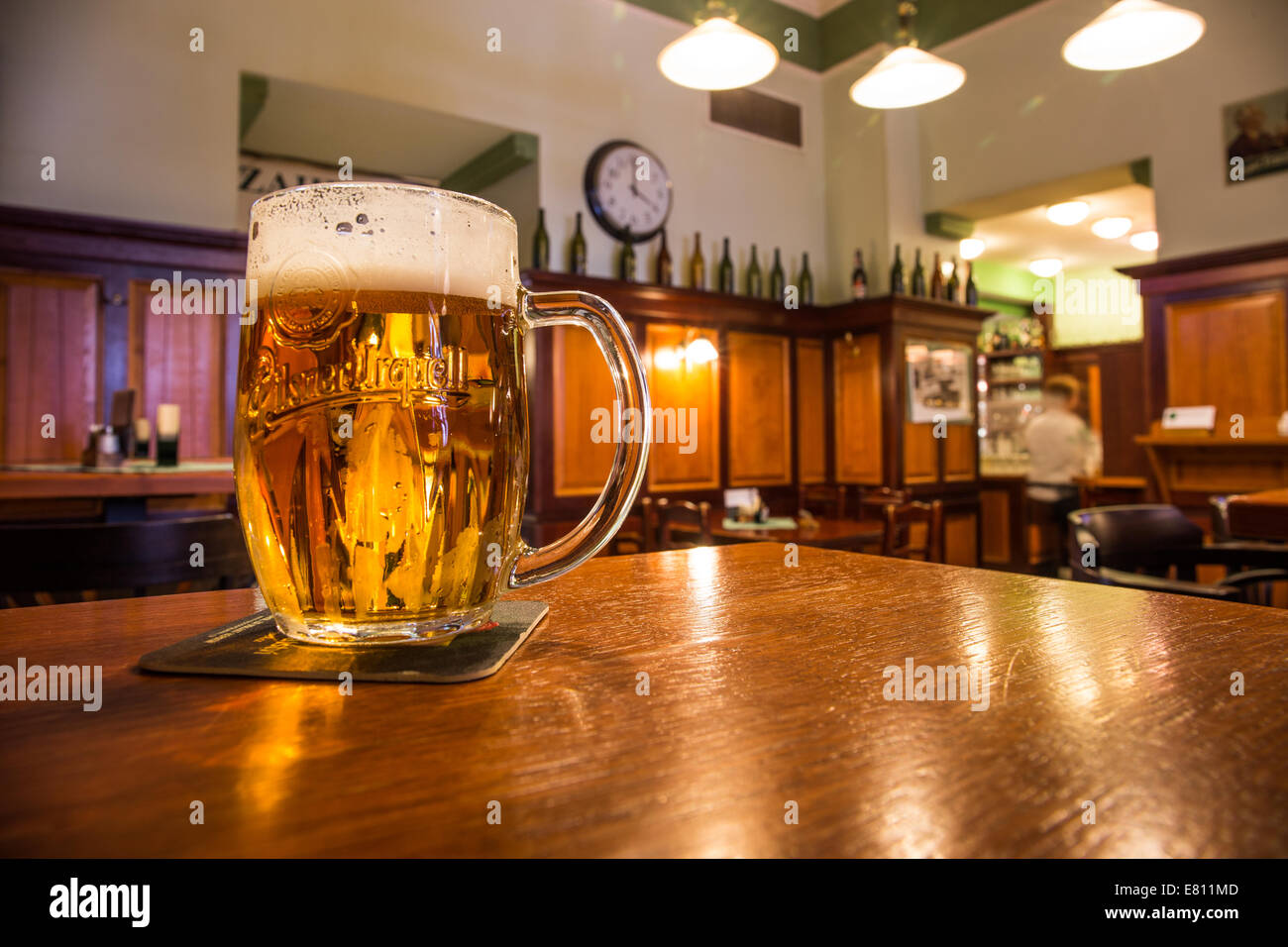 Prague pilsner urquell hi-res stock photography and images - Alamy