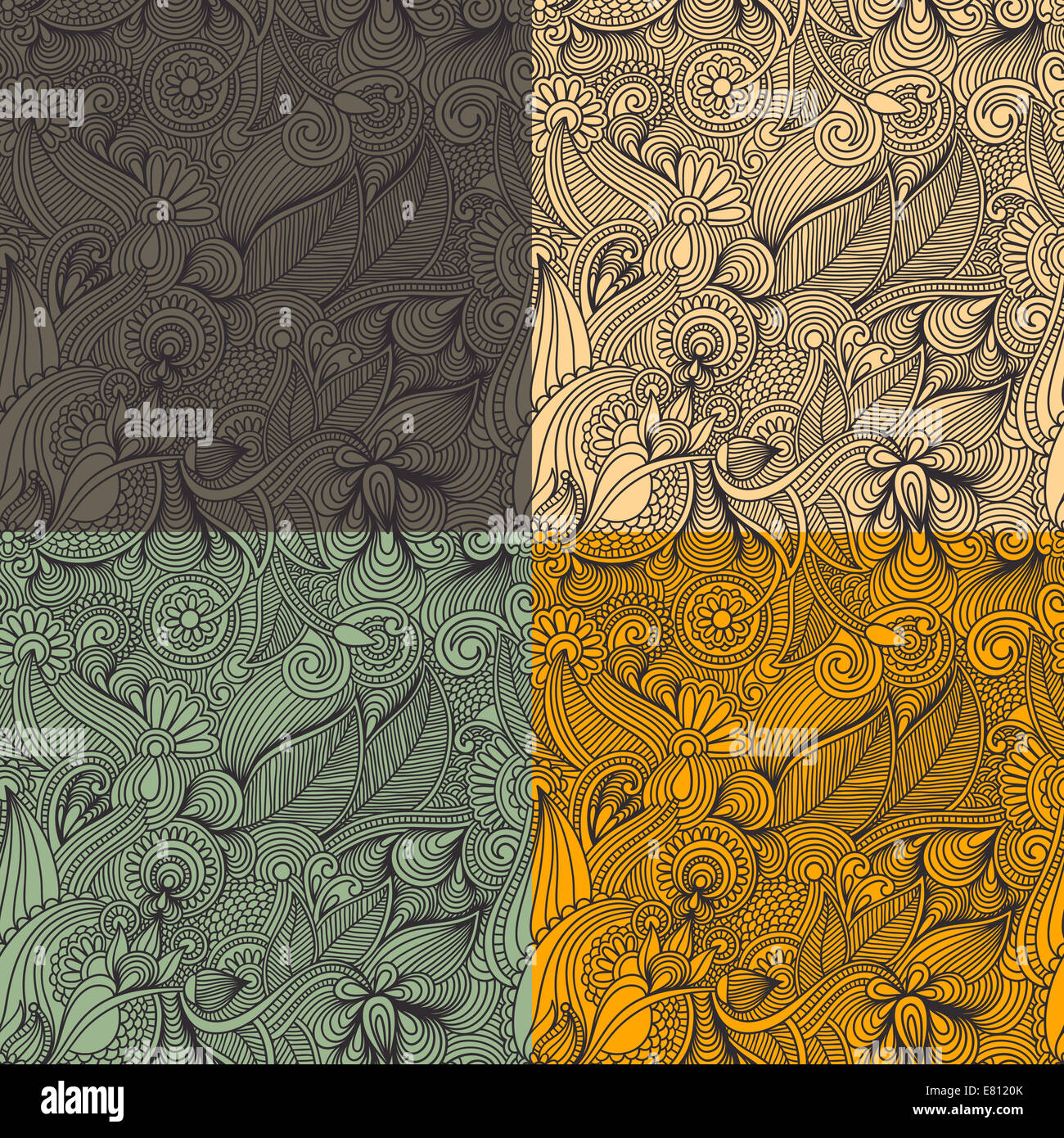 Seamless wallpaper, vector background Stock Photo - Alamy