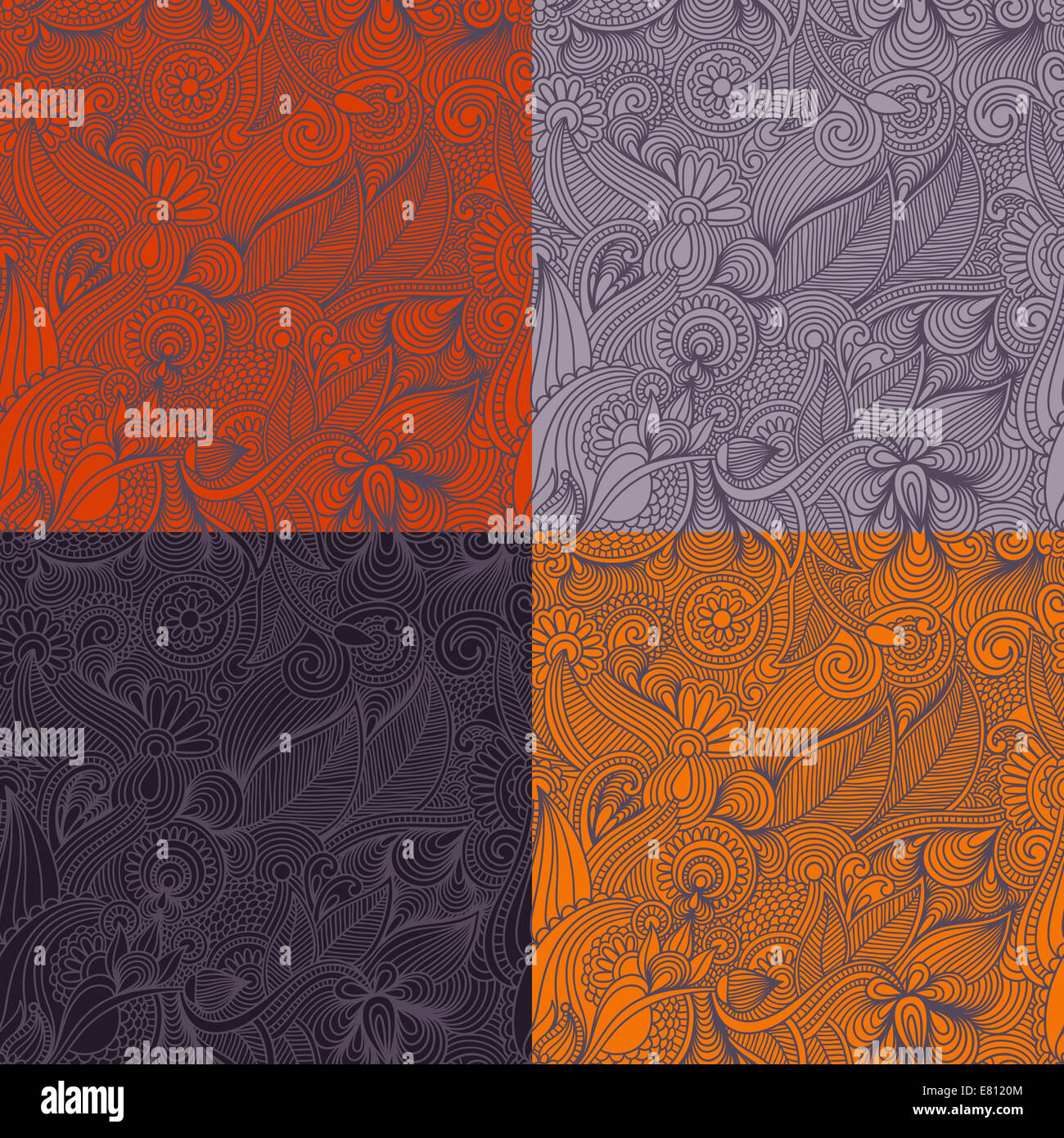 Seamless wallpaper, vector background Stock Photo - Alamy