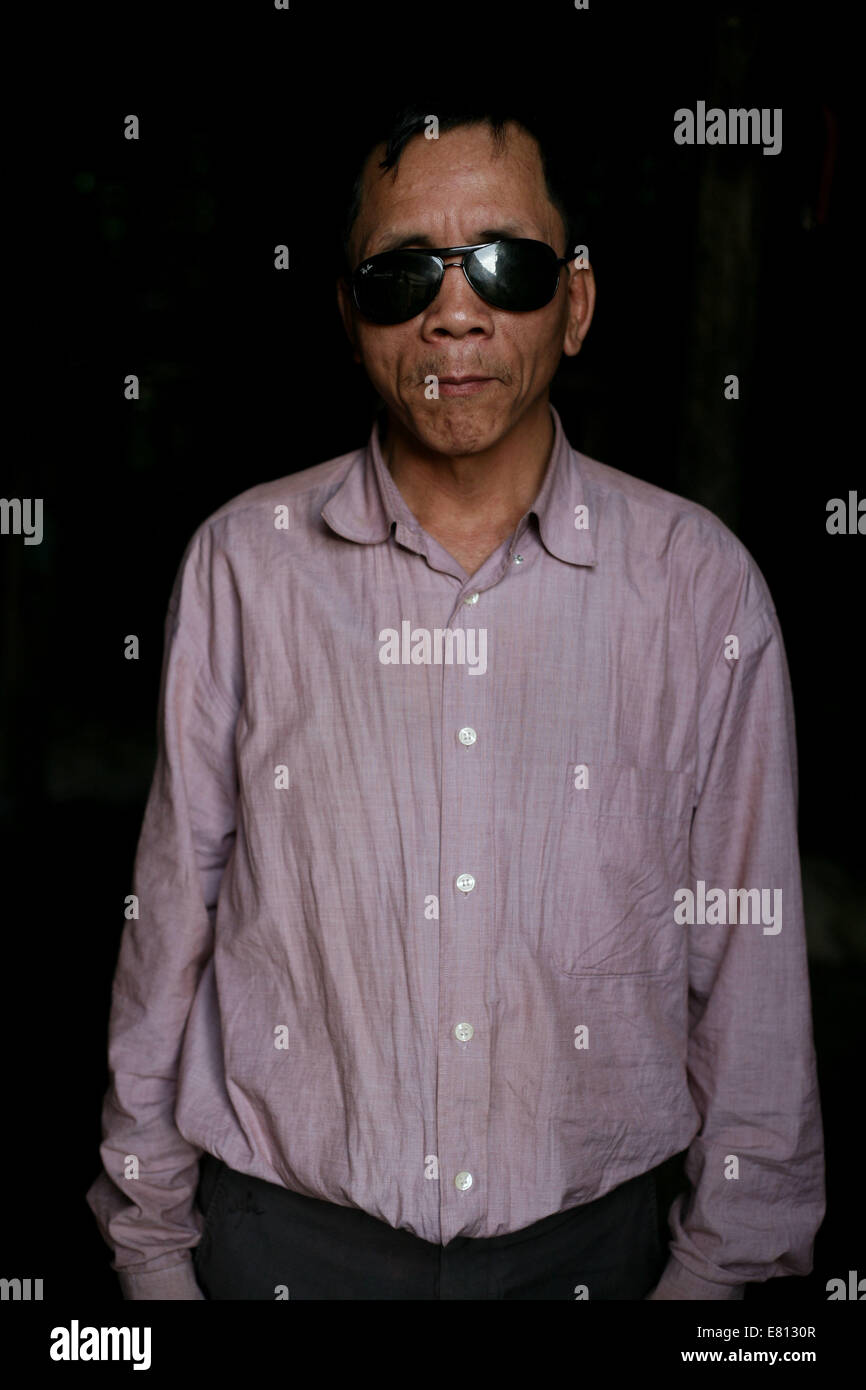 Umpiem, Umphang, Thailand. 28th Sep, 2014. A burmese refugee who ...