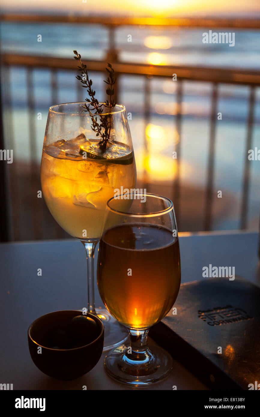 Cocktail cocktails sunset glass glasses Jamie Oliver's fifteen ...