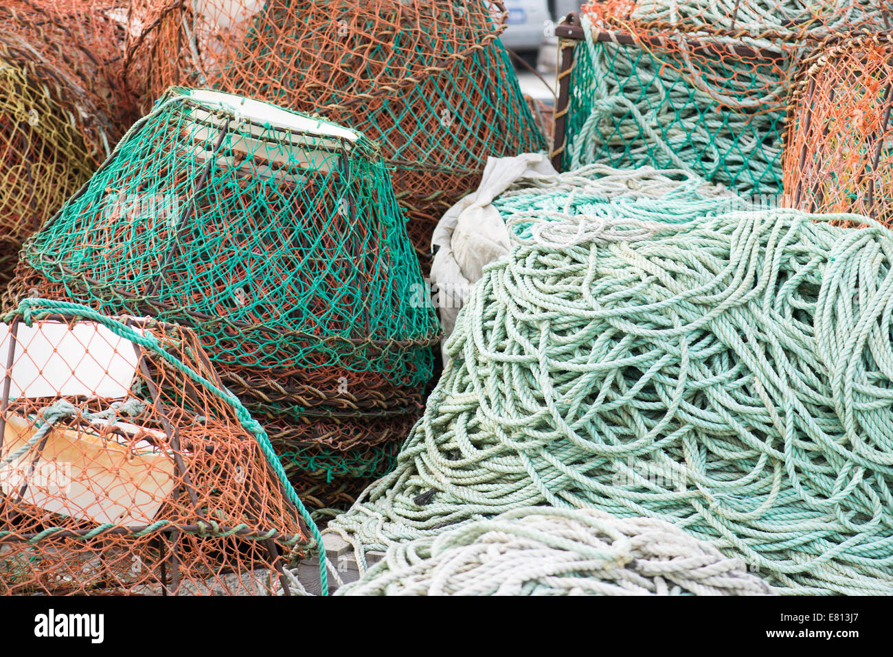 Tangled fish nets hi-res stock photography and images - Alamy