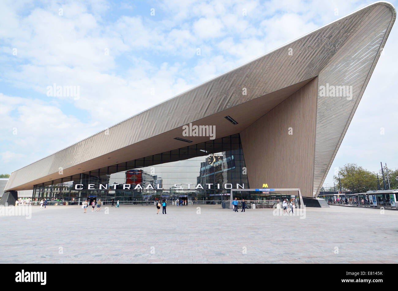 Rotterdam, Netherlands - September, 16: Rotterdam Centraal railway ...