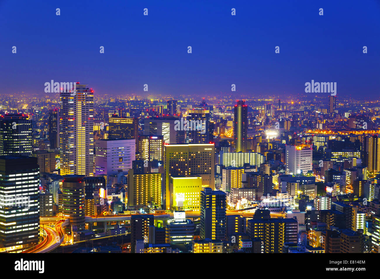Osaka, Japan at the landmark Umeda District Stock Photo - Alamy