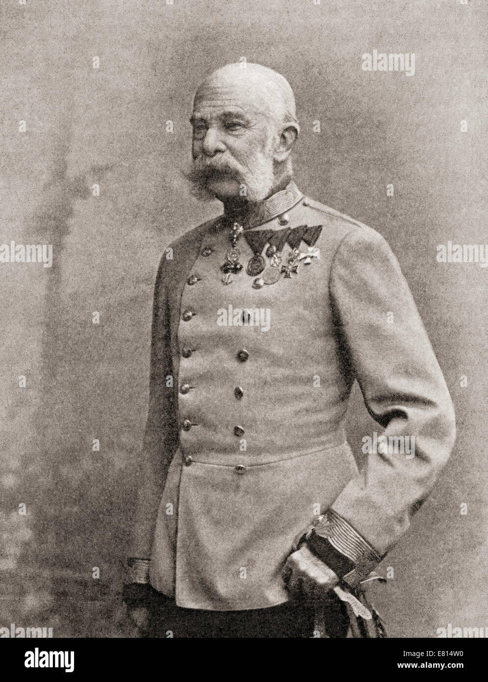 Franz Joseph I or Francis Joseph I, 1830 – 1916. Emperor of Austria and ...