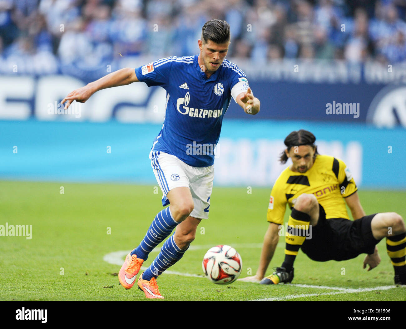 Veltins Arena, Gelsenkirchen, Germany. 27th September, 2014., German ...