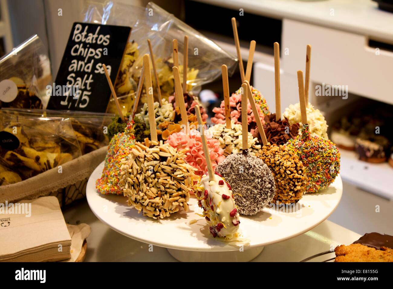 The Chocolate Kitchen in Barcelona Stock Photo - Alamy