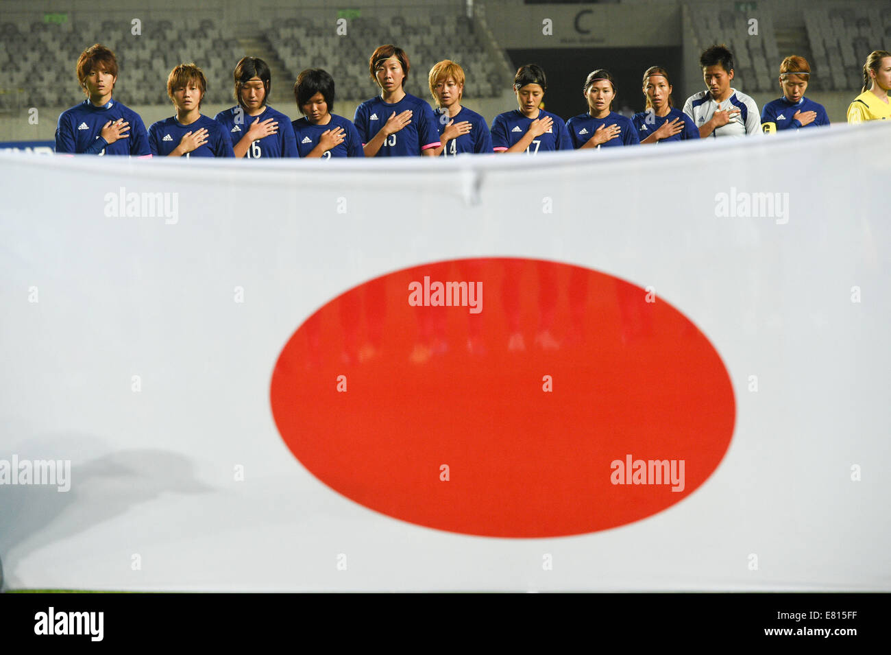 Incheon, South Korea. 26th Sep, 2014. Japan team group (JPN) Football ...