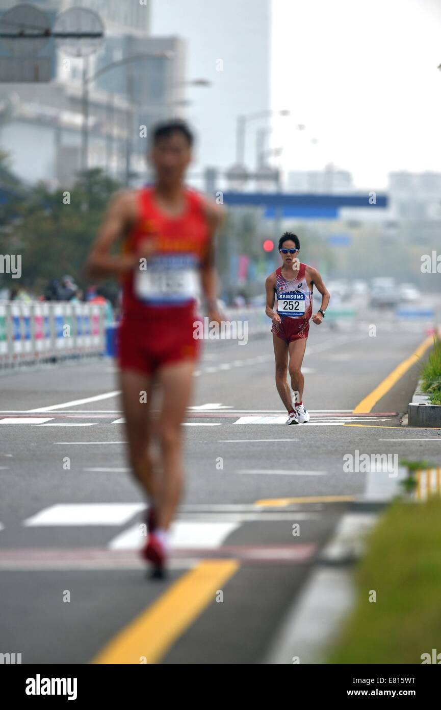 Incheon, South Korea. 28th Sep, 2014. Yusuke Suzuki (JPN) Athletics ...