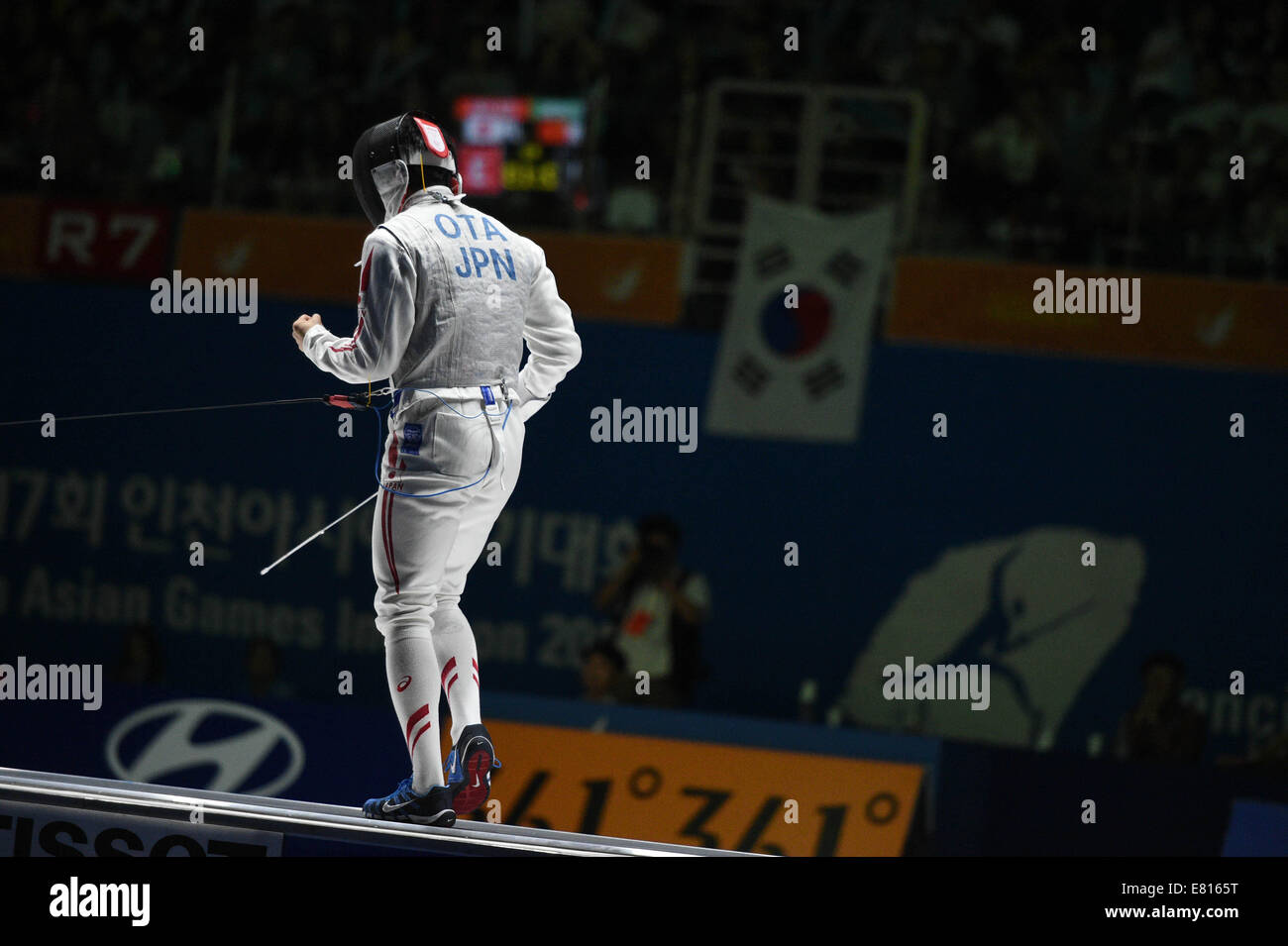 Incheon, South Korea. 25th Sep, 2014. Yuki Ota (JPN) Fencing : Men's ...