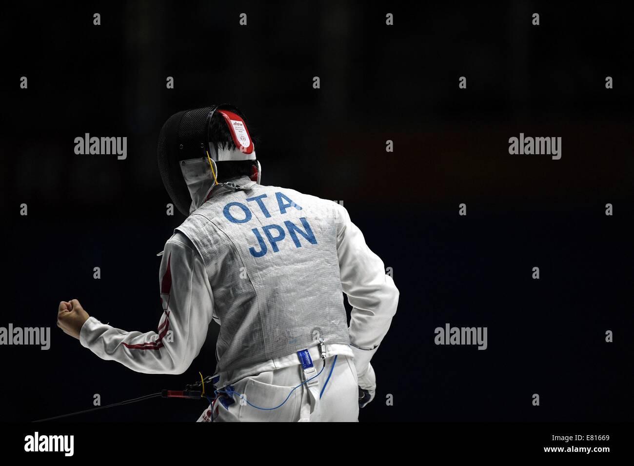 Incheon, South Korea. 25th Sep, 2014. Yuki Ota (JPN) Fencing : Men's ...