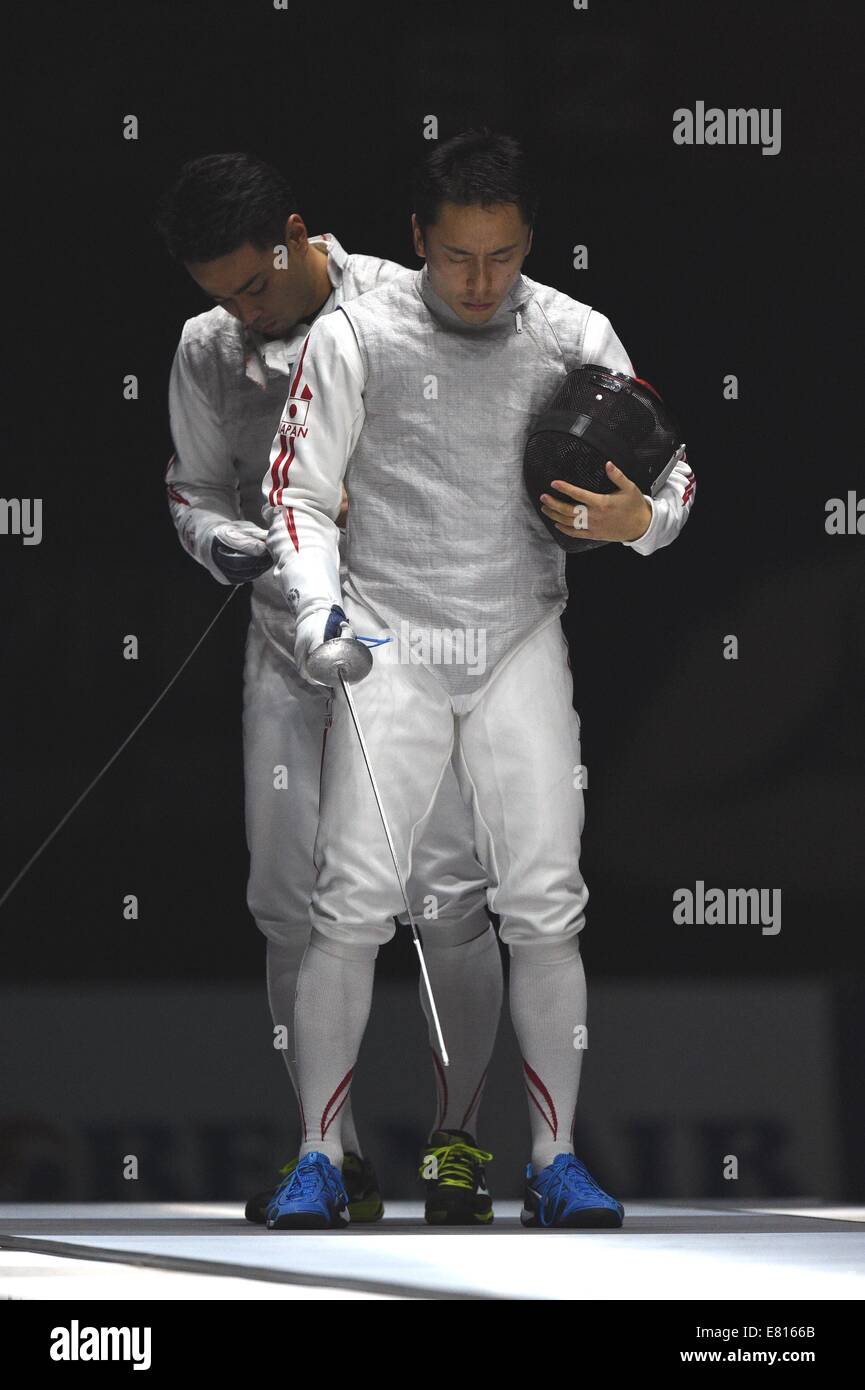 Incheon, South Korea. 25th Sep, 2014. Yuki Ota (JPN) Fencing : Men's ...