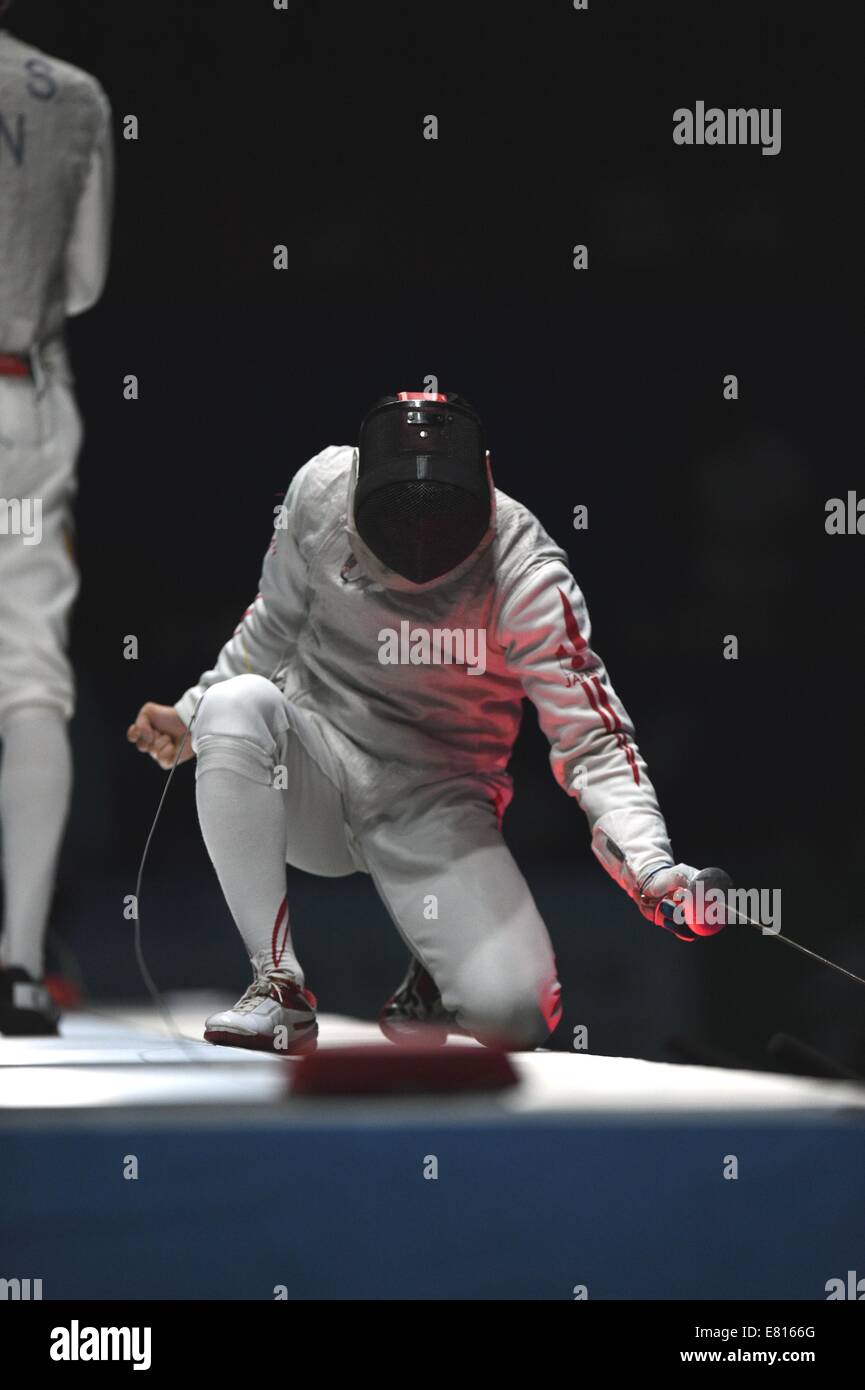 Incheon, South Korea. 25th Sep, 2014. Yuki Ota (JPN) Fencing : Men's ...