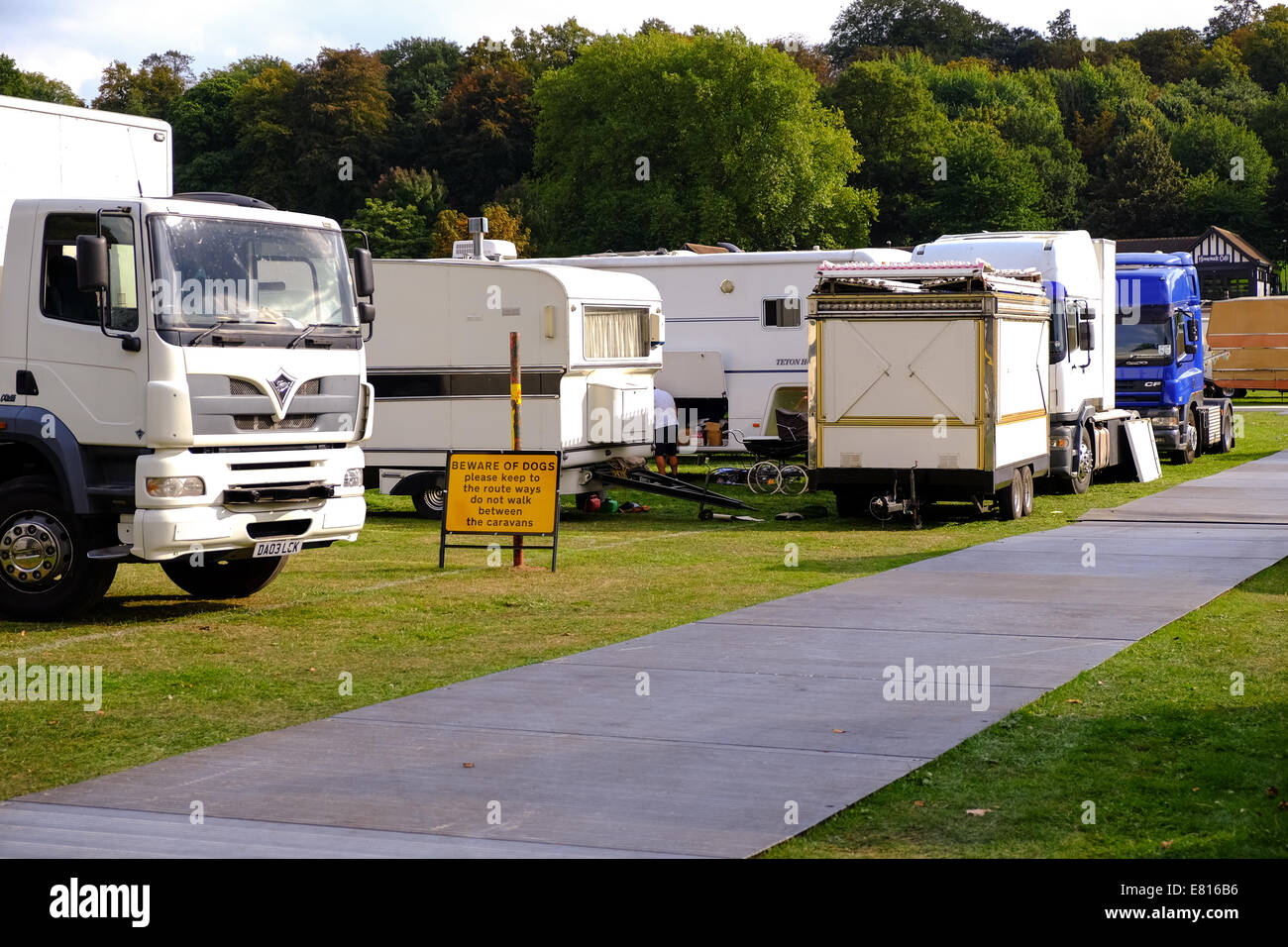 Nottingham,Hyson Green,UK.28th September 2014. The forest recreation ...