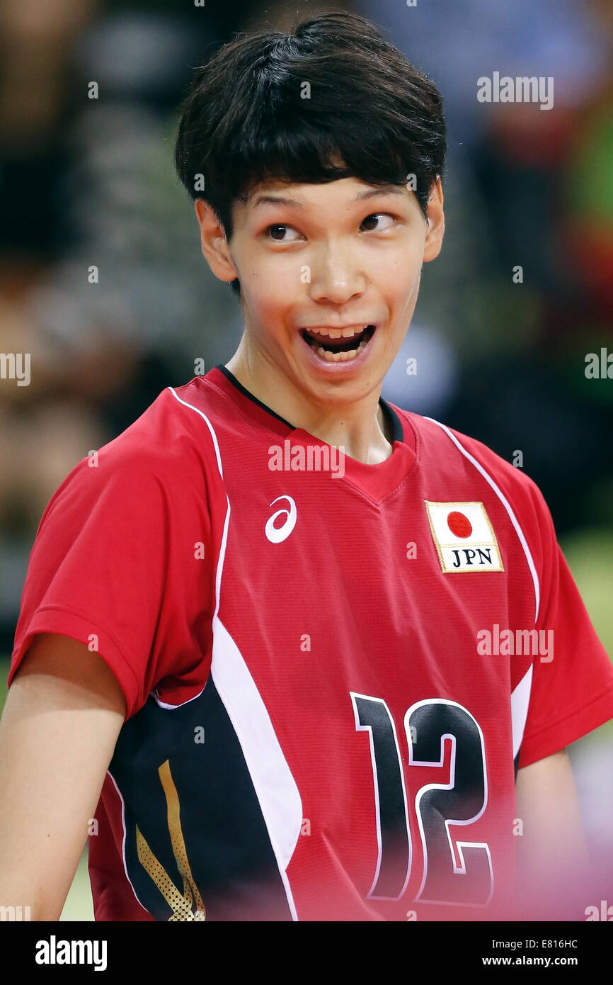 Incheon, South Korea. 28th Sep, 2014. Akihiro Yamauchi (JPN) Volleyball ...